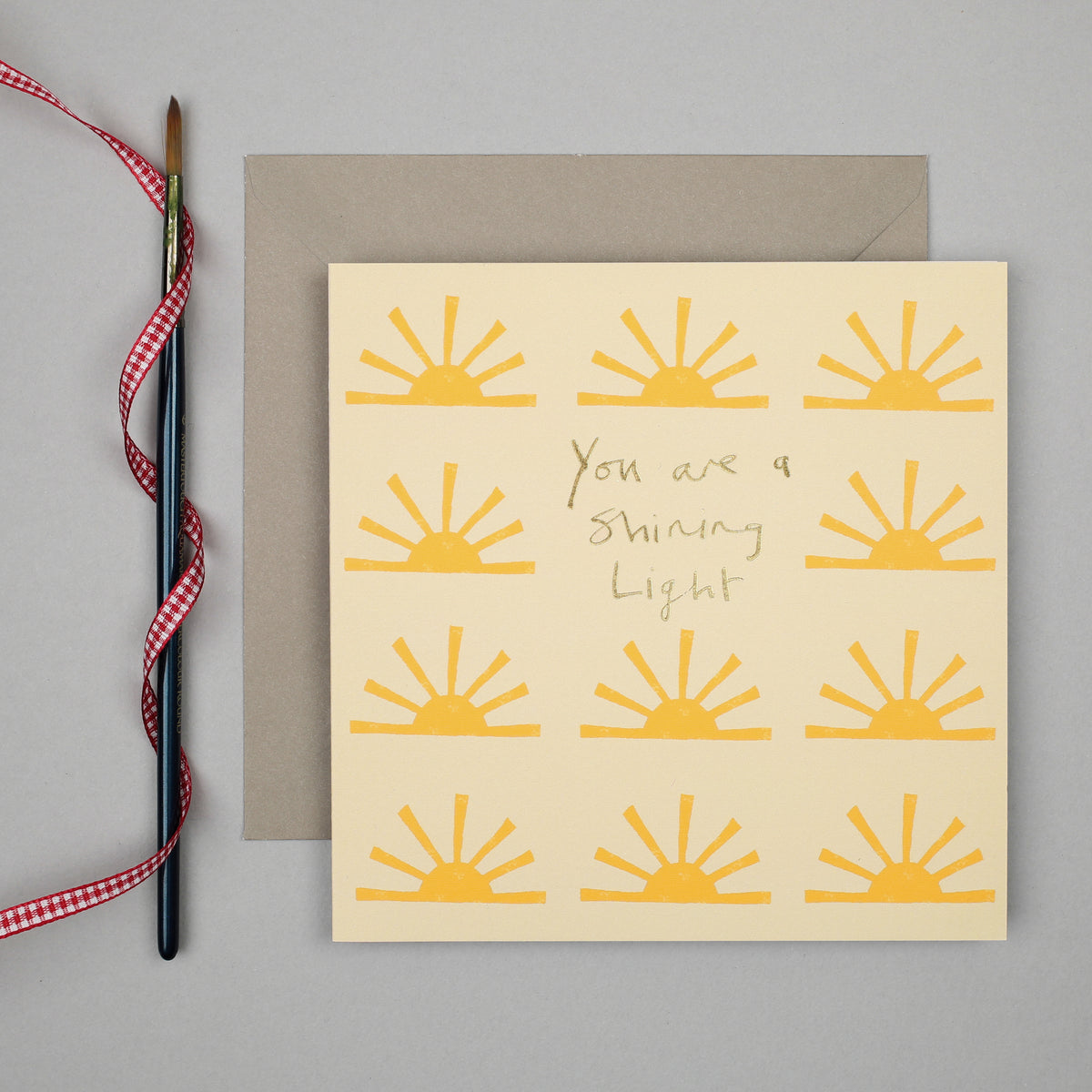 'You are a Shining Light' Greetings Card – Poet & Painter